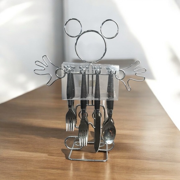 Disney | Kitchen | New Mickey Mouse Stainless Steel Utensil Set | Poshmark